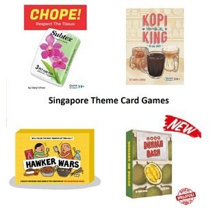 Family Card Game : Kopi King + Chope + Hawker Wars + Durian Dash Combo ...