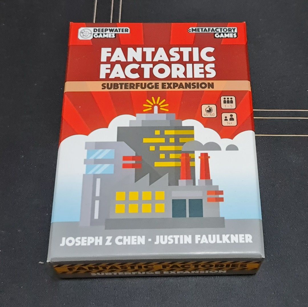 Fantastic Factories: Subterfuge Expansion Board Game, Hobbies & Toys ...
