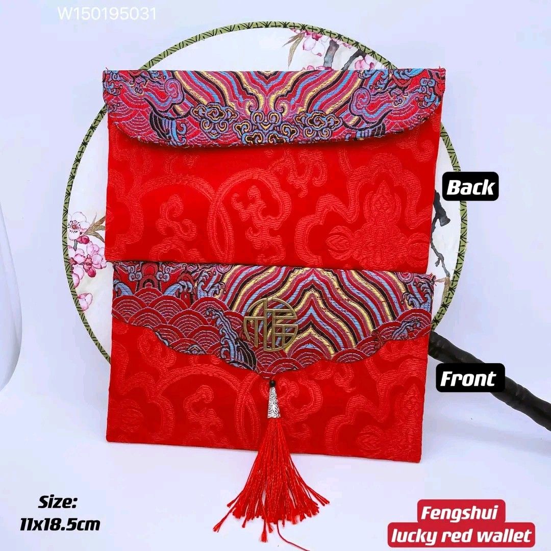 Fengshui red wallet, Women's Fashion, Bags & Wallets, Wallets & Card ...
