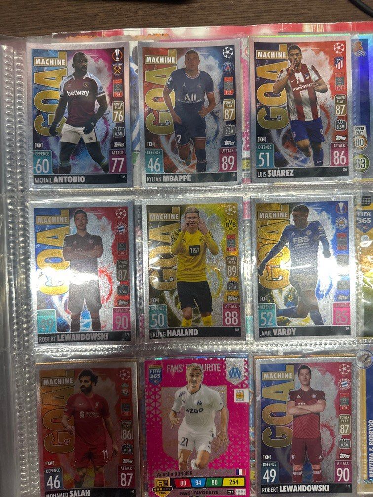 Football cards /match attax, Hobbies & Toys, Toys & Games on Carousell