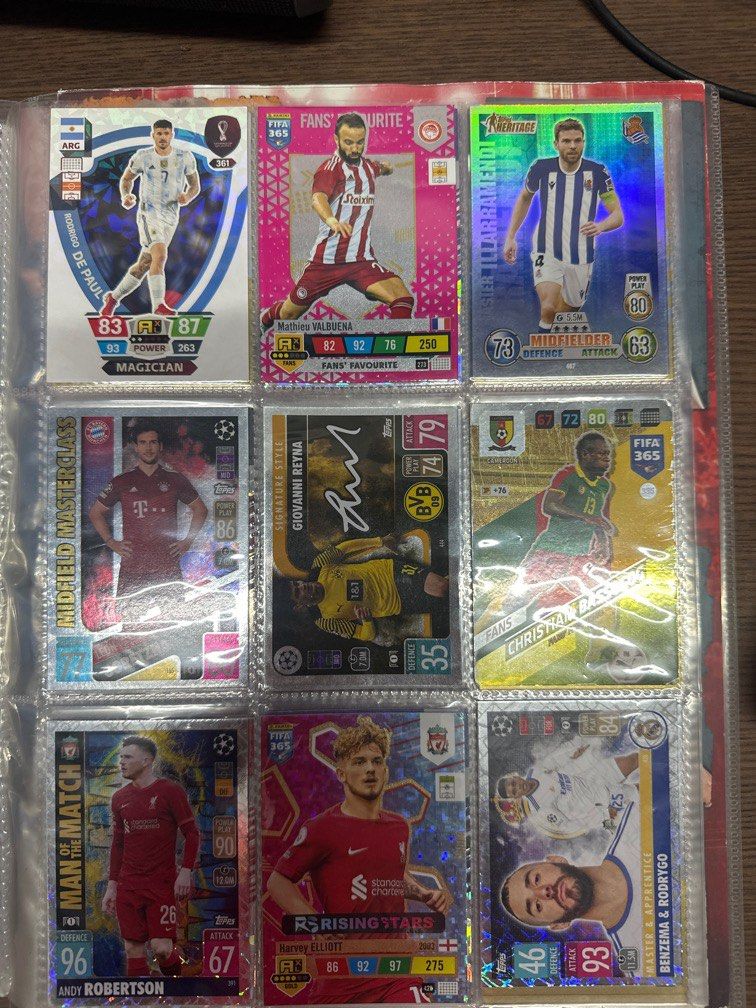 Football cards /match attax, Hobbies & Toys, Toys & Games on Carousell