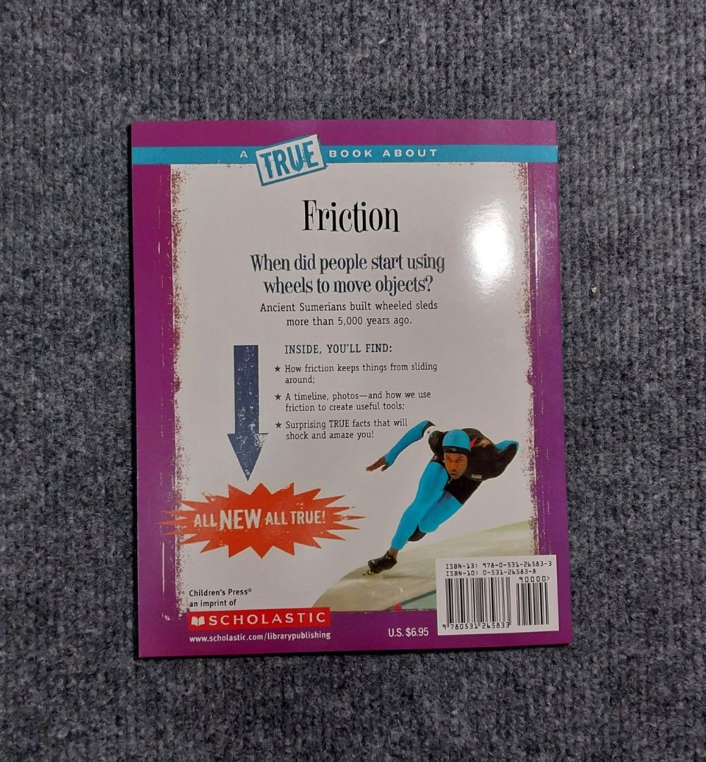 FRICTION: A True Book Series (Scholastic), Hobbies & Toys, Books ...