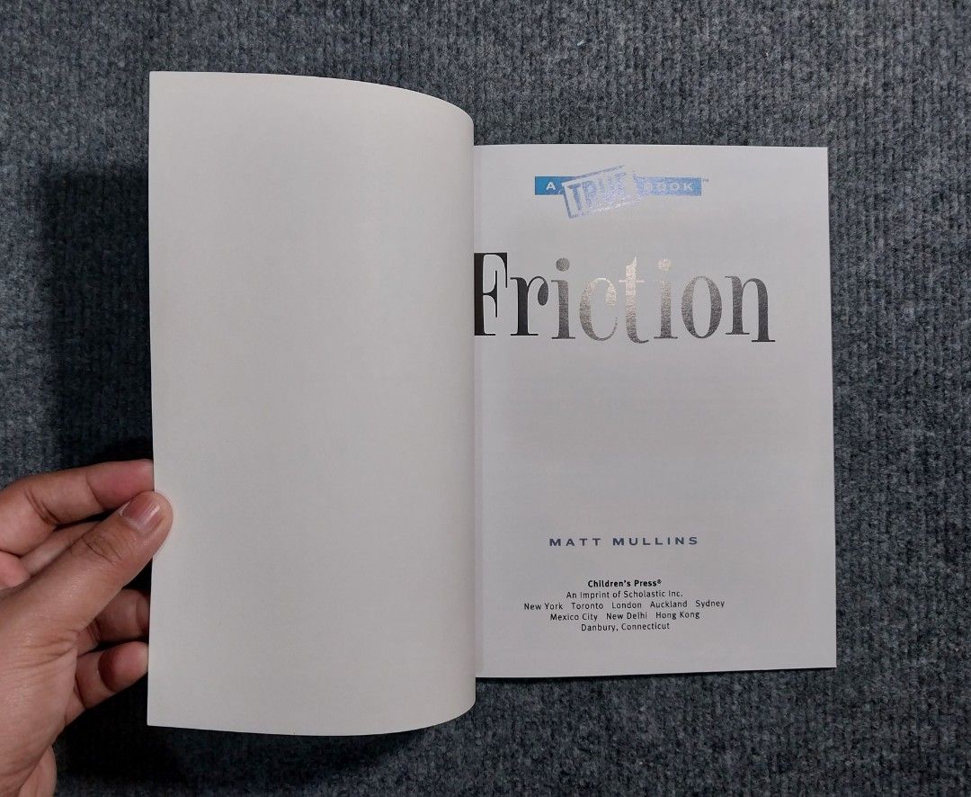 FRICTION: A True Book Series (Scholastic), Hobbies & Toys, Books ...