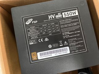 FSP HV Pro 85+ 550W PSU, Computers & Tech, Parts & Accessories ...