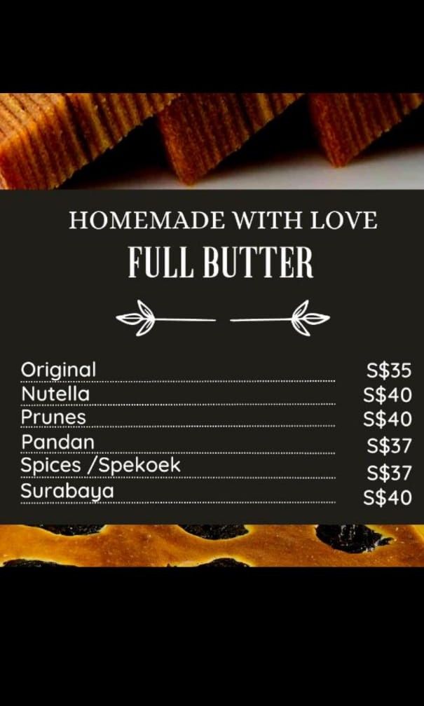 Full Butter Layer Cake, Food & Drinks, Homemade Bakes on Carousell