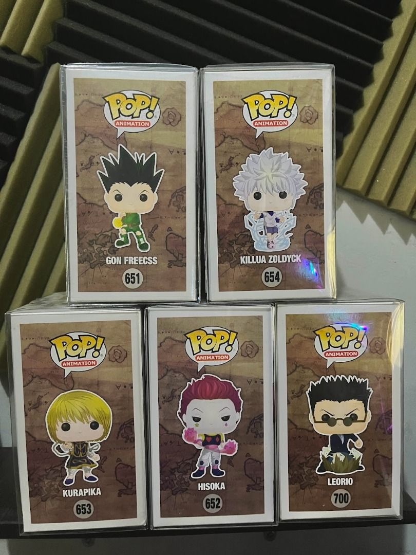 Funko Pop! Hunter x Hunter HXH Gon Freecss Killua Zoldyck Kurapika ...