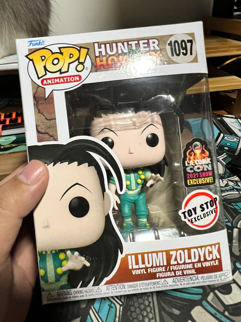 Funko Pop Illumi Zoldyck LA Con Toy Stop, Hobbies & Toys, Toys & Games ...