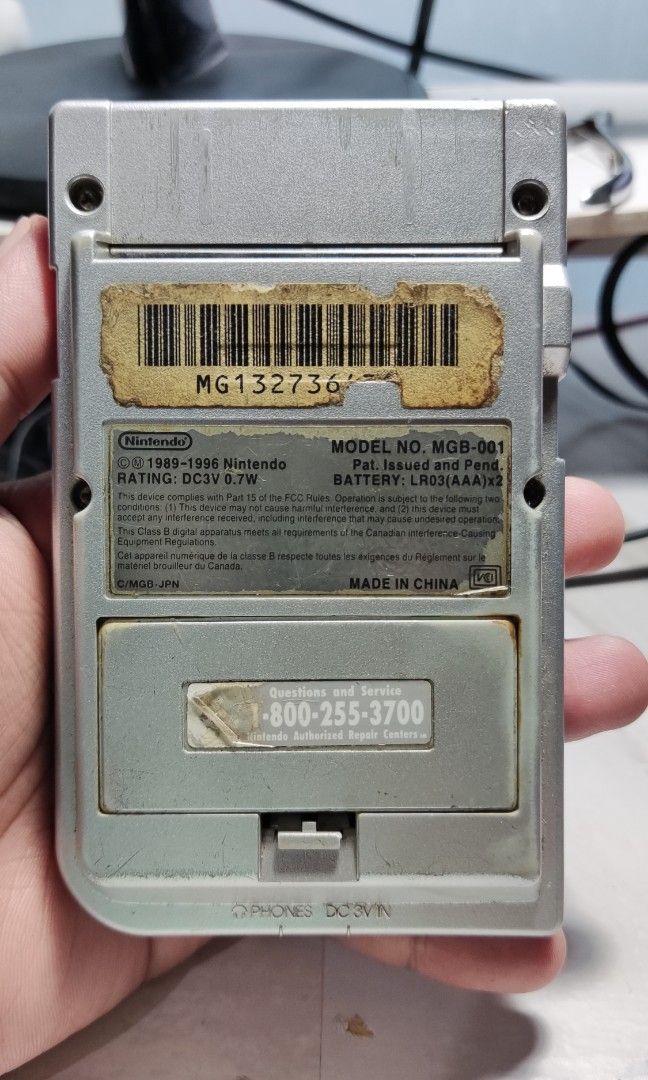 Gameboy Pocket Silver & Gold, Video Gaming, Video Game Consoles ...