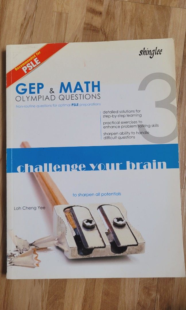 GEP & Math Olympiad Questions Book 3 - FOR PSLE PREP, Hobbies & Toys ...