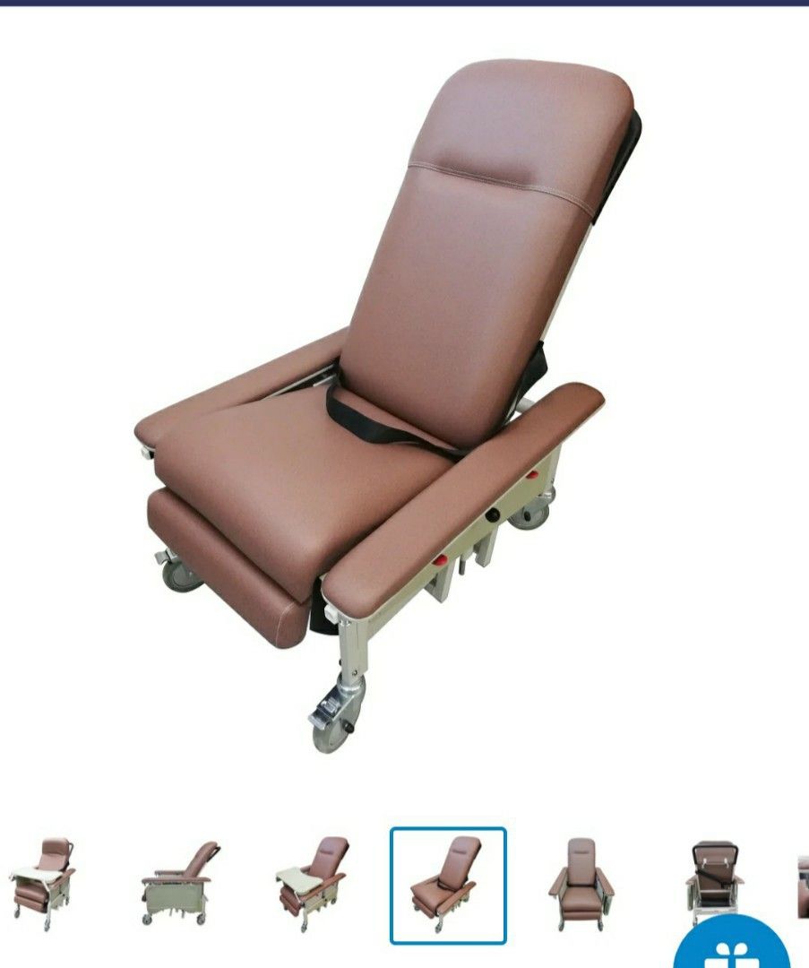 Geriatric Chair with wheels, Health & Nutrition, Assistive ...
