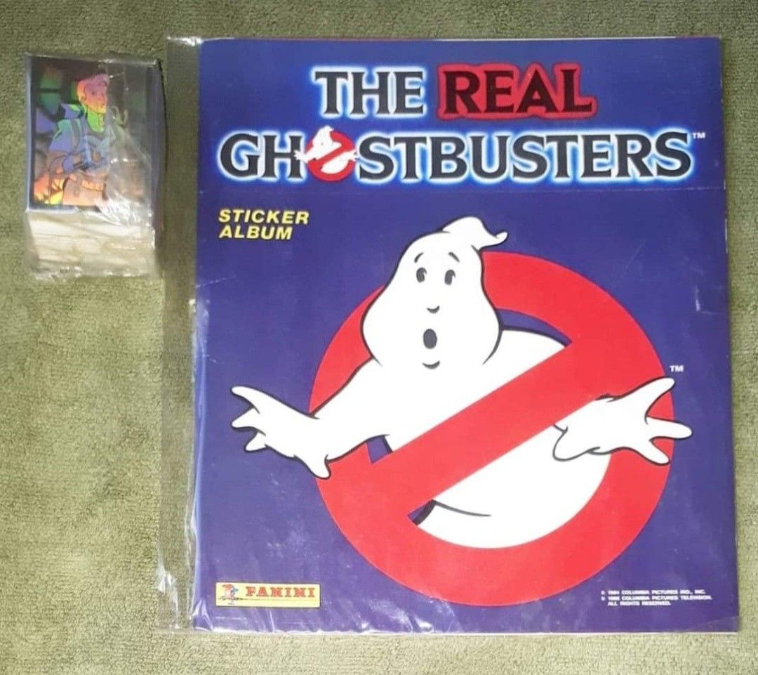 Ghostbusters Panini Sticker Book with Full stickers, Hobbies & Toys ...