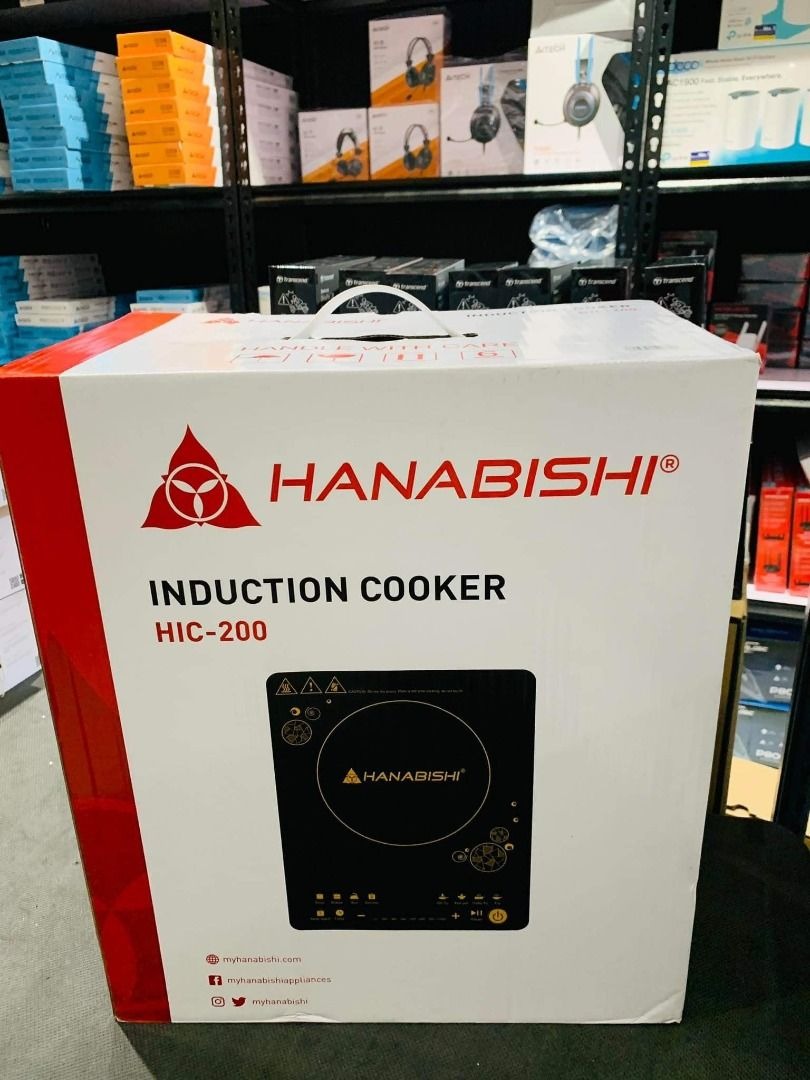 Hanabishi Induction Cooker Stove Soft Touch HIC-200, TV & Home ...