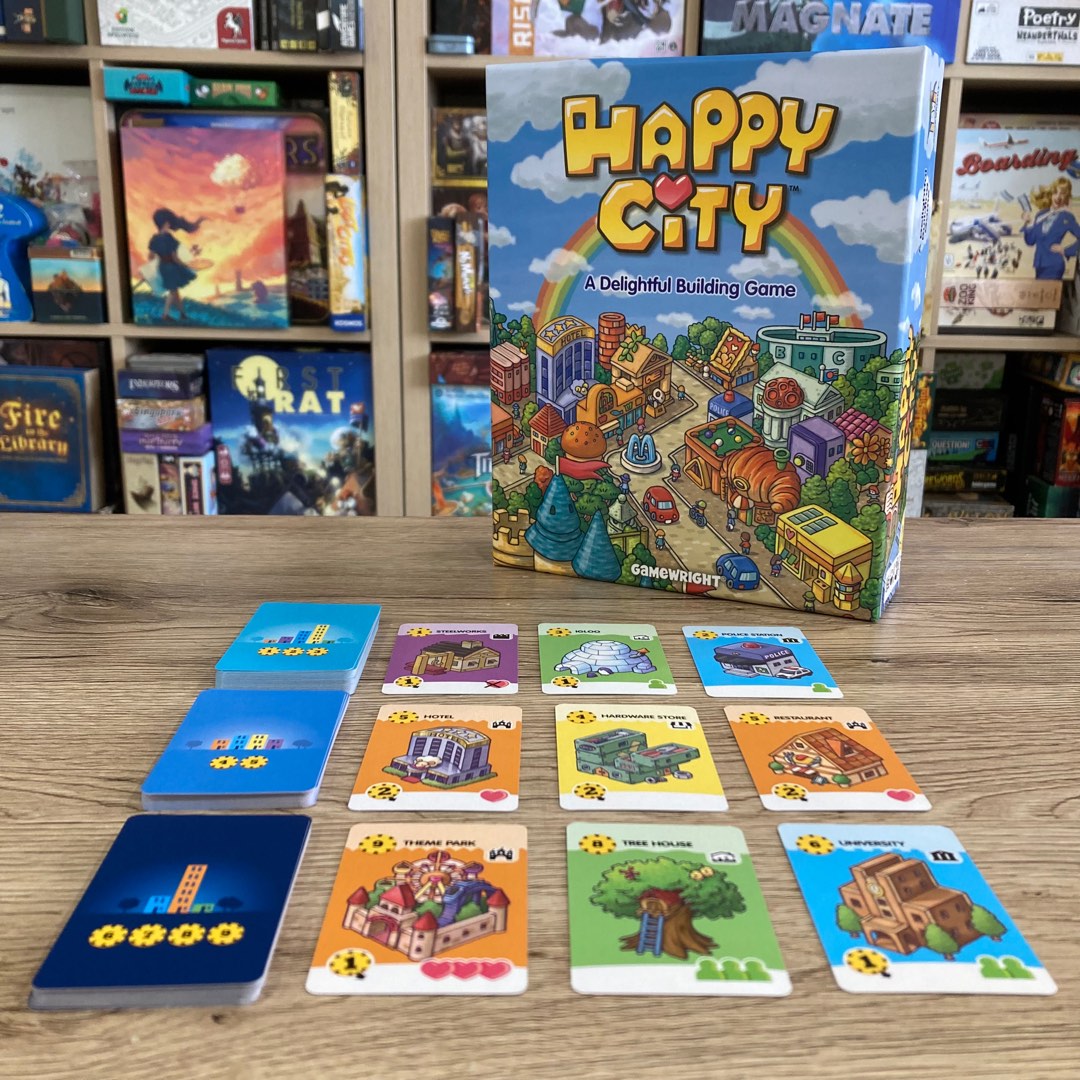Happy City Card Game, Hobbies & Toys, Toys & Games on Carousell