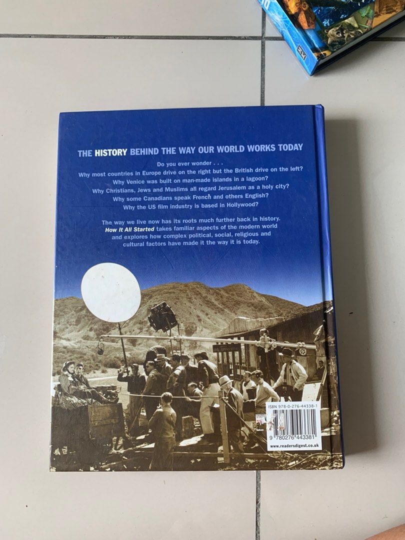 Hardcover book, how it all started, history about the world, Hobbies ...