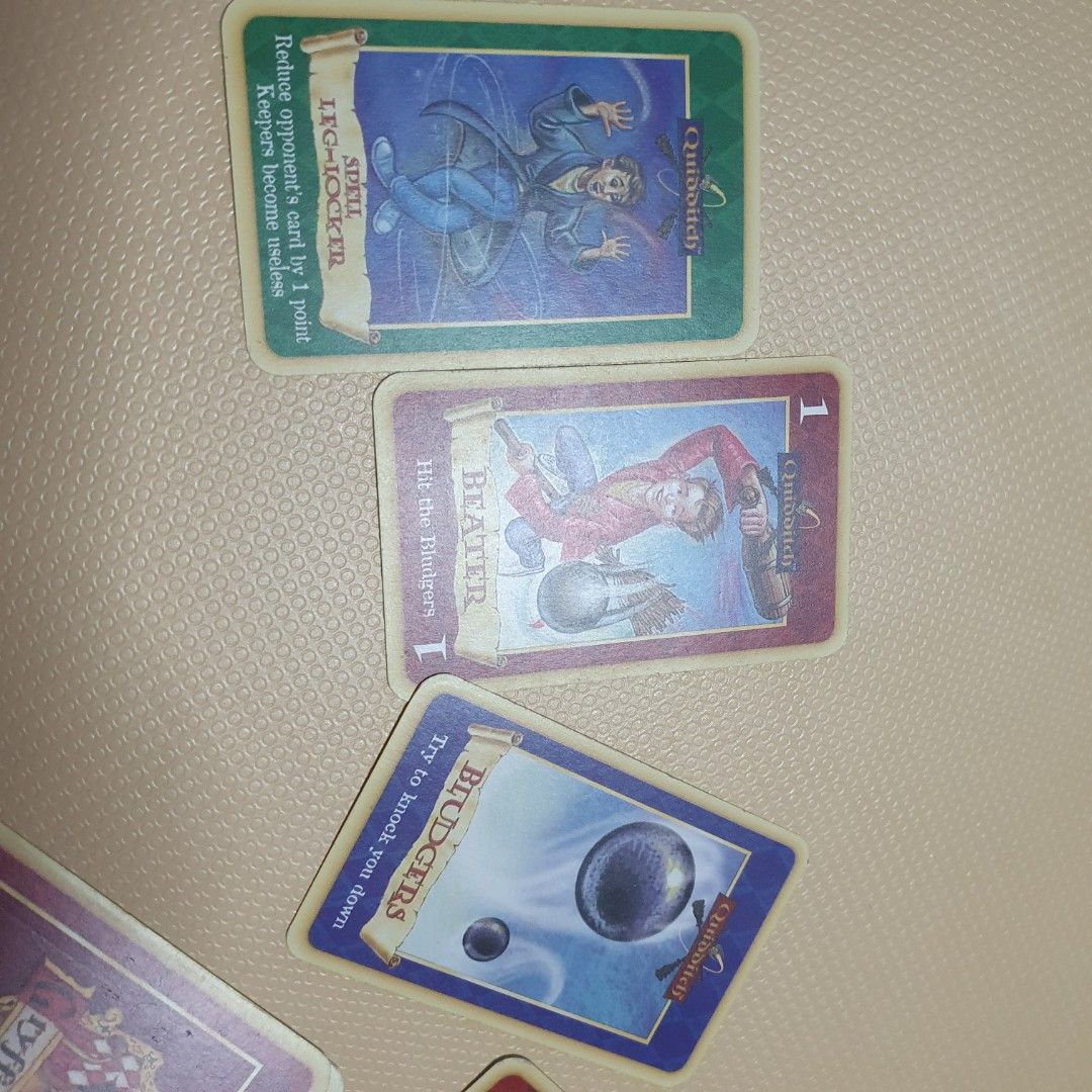Harry Potter Quidditch card game, Hobbies & Toys, Toys & Games on Carousell