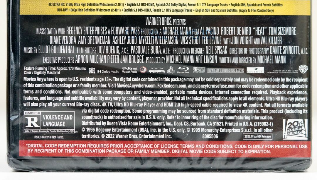 Heat 4K Blu-ray, Hobbies & Toys, Music & Media, CDs & DVDs on Carousell