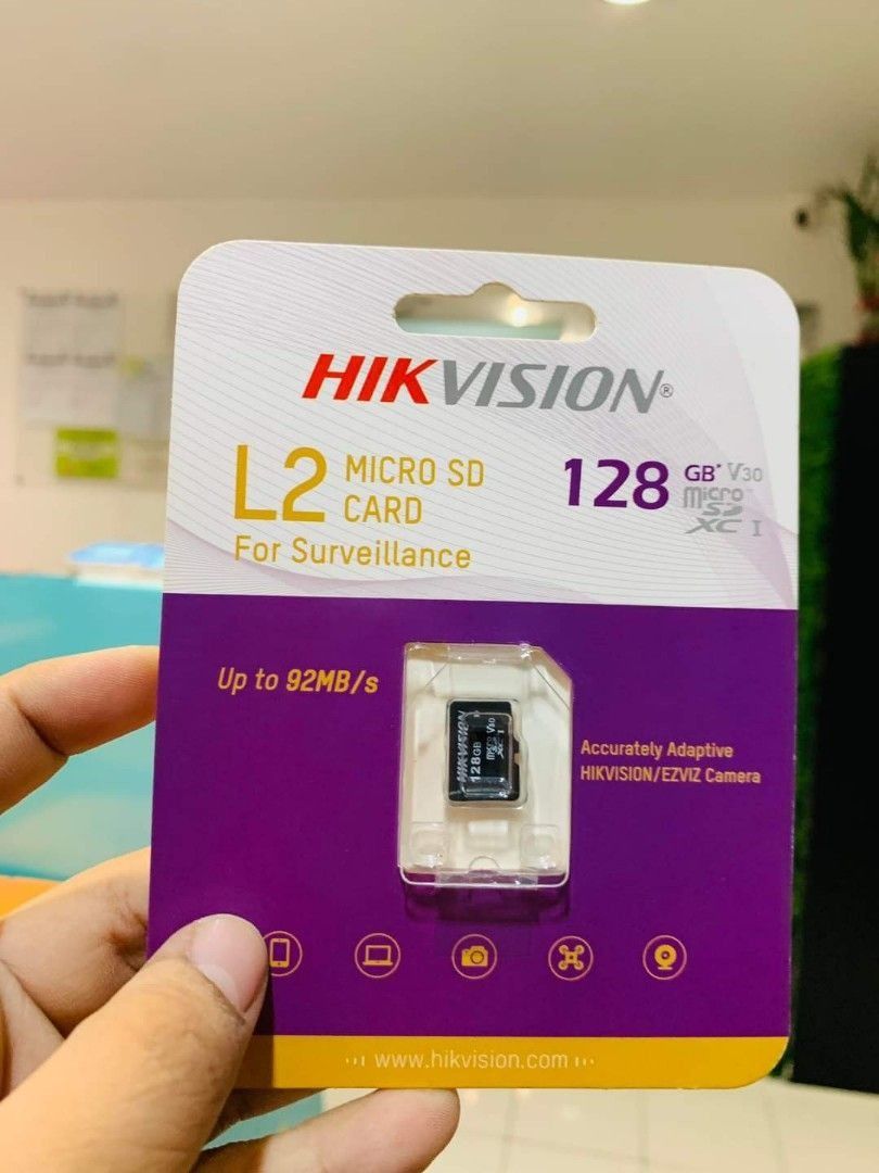 HIKVISION 128GB L2 MicroSD Card For Surveillance Class 10 HS-TF-L2128G, Mobile Phones & Gadgets ...