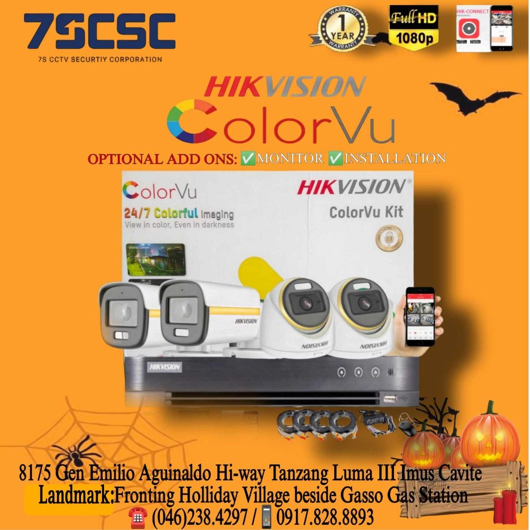 HIKVISION COLORVU 4CH PACKAGE 1080P, Everything Else, Others on Carousell