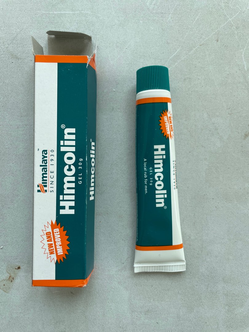 Himalaya Himcolin Gel 30g, Health & Nutrition, Medical Supplies & Tools ...