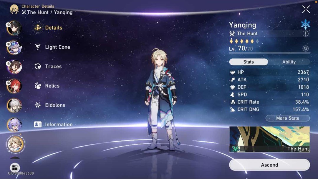 Honkai star rail account, Video Gaming, Gaming Accessories, Game Gift ...