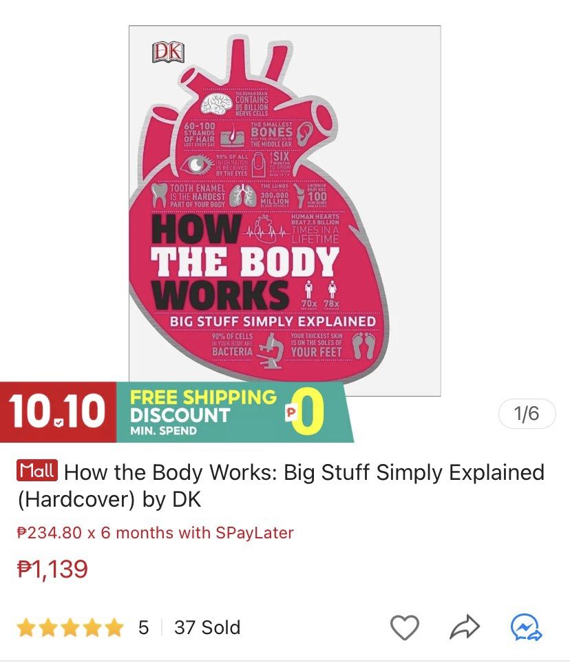 How The Body Works by DK, Hobbies & Toys, Books & Magazines, Textbooks ...
