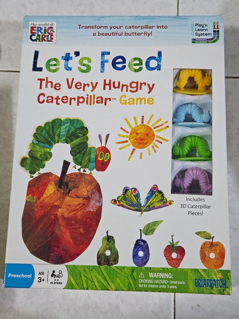 Hungry Caterpillar Board Game, Hobbies & Toys, Toys & Games on Carousell