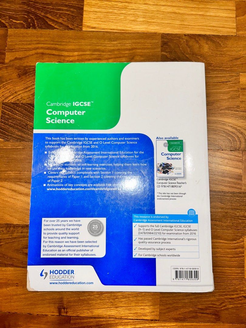 IGCSE Computer science textbook, Hobbies & Toys, Books & Magazines ... IGCSE Computer science textbook, Hobbies & Toys, Books & Magazines ...