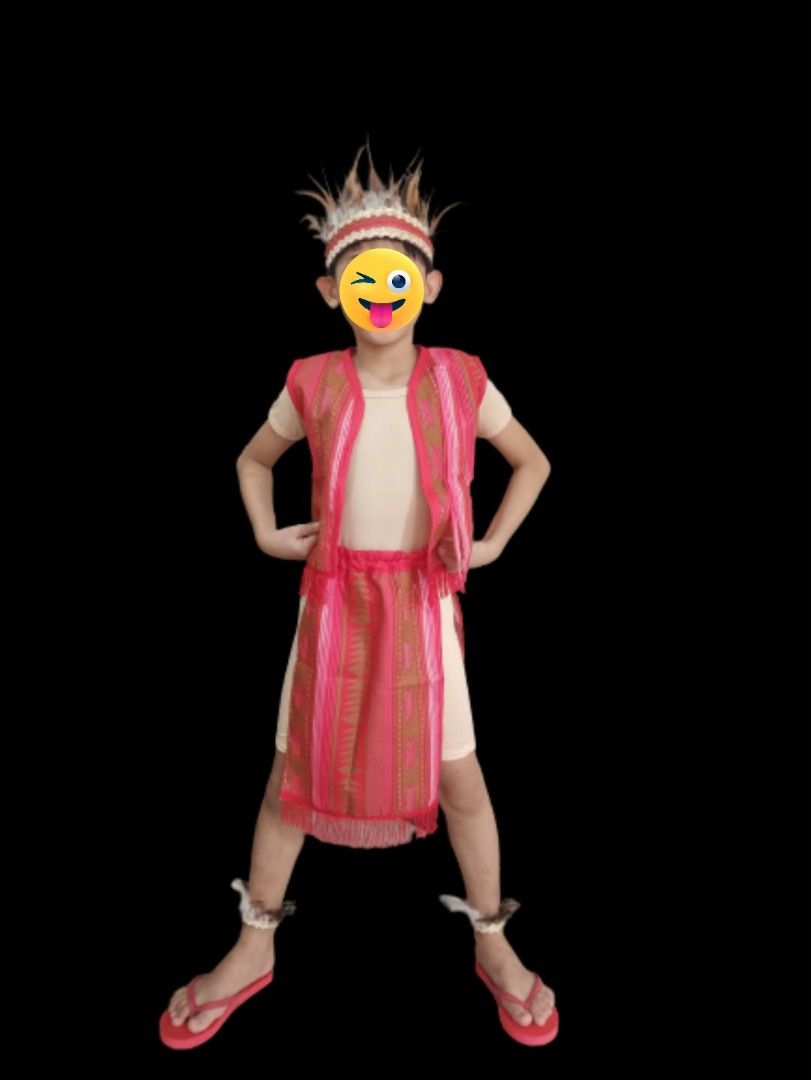 Igorot Costume for Boys & Girls, Babies & Kids, Babies & Kids Fashion ...