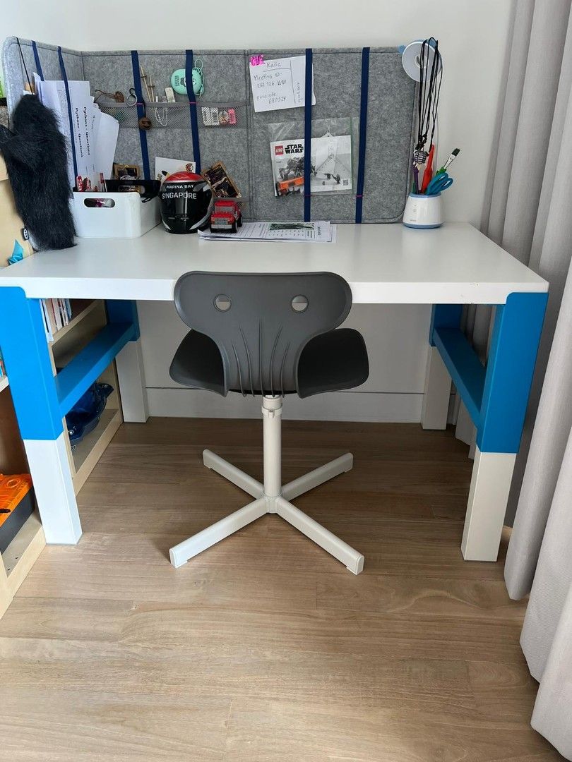 IKEA Study Table, Furniture & Home Living, Furniture, Tables & Sets on ...