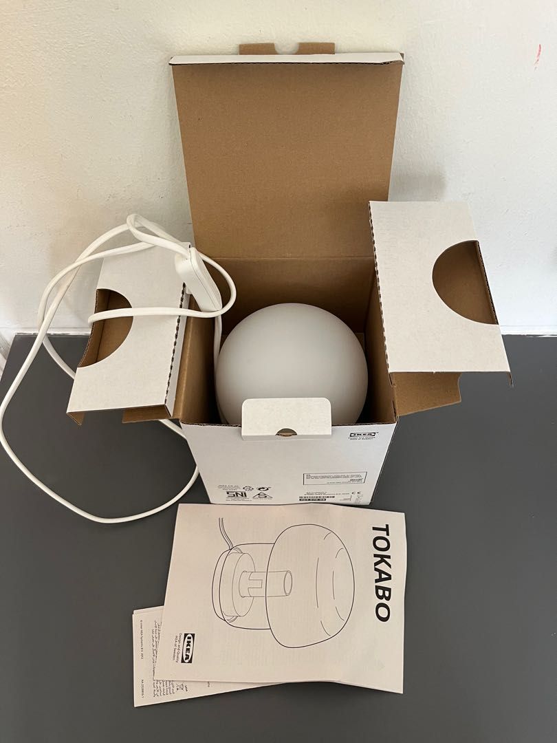 IKEA Tokabo Table Lamp, Furniture & Home Living, Lighting & Fans ...