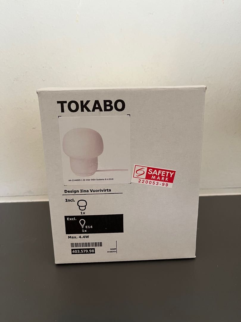 IKEA Tokabo Table Lamp, Furniture & Home Living, Lighting & Fans ...