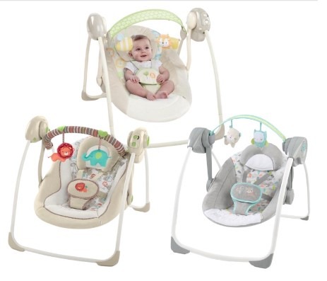 Ingenuity Bright Starts Soothe n Delight Portable Swing Comfort 2 Go ...