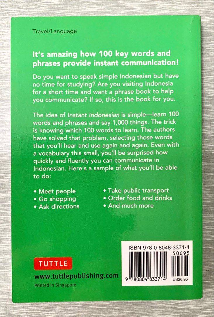Instant Indonesian: How to Express 1,000 Different Ideas with Just 100 ... Instant Indonesian: How to Express 1,000 Different Ideas with Just 100 ...