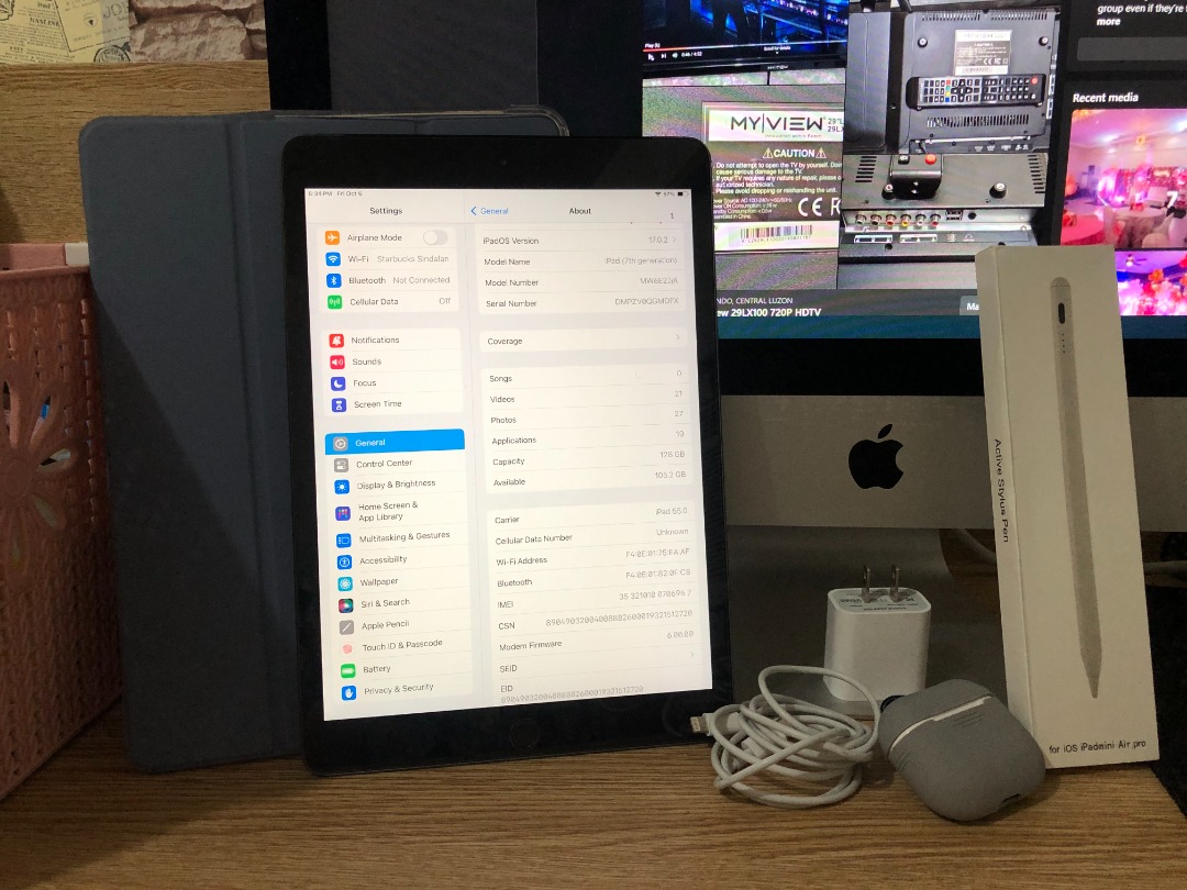 iPad 7th Gen 128GB Wifi/Cellular, Mobile Phones & Gadgets, Tablets ...