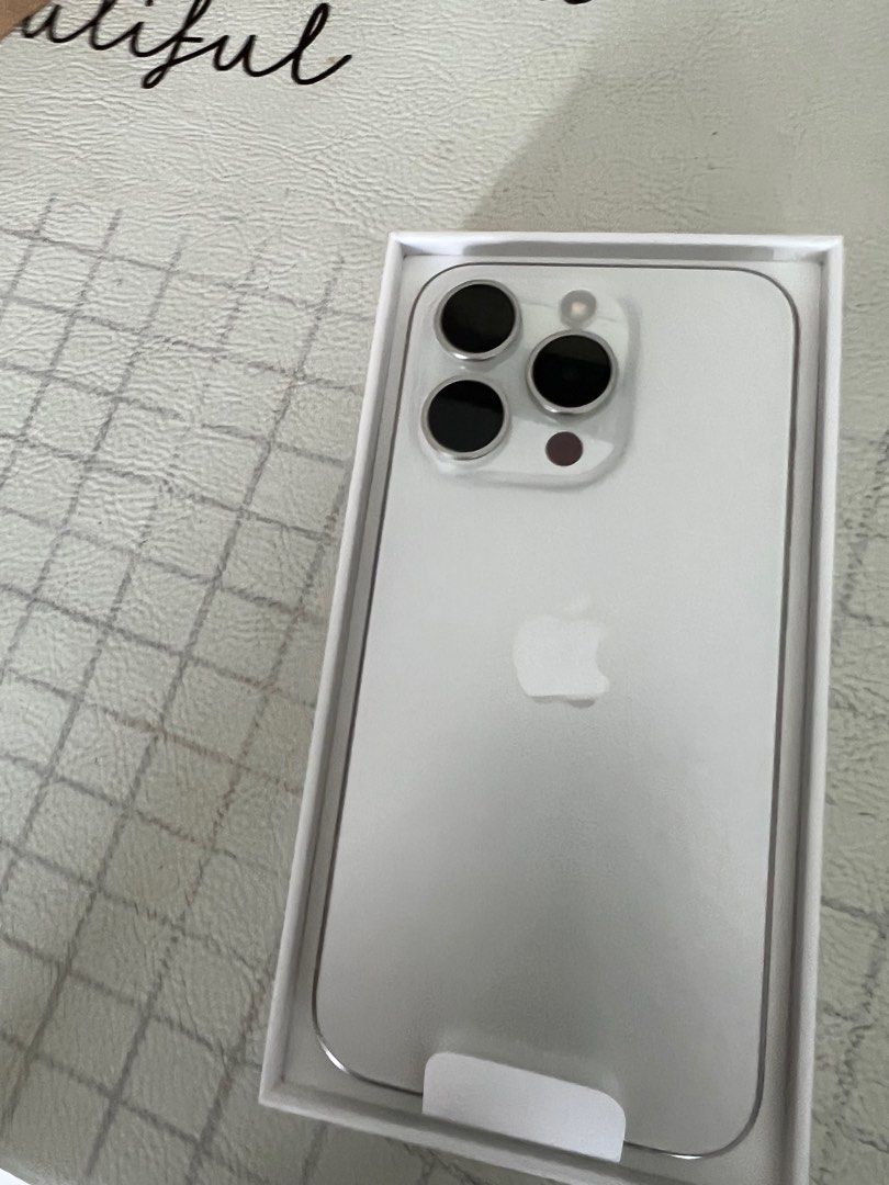 Iphone 15 Pro 256G White Titanium, Mobile Phones & Gadgets, Mobile ...