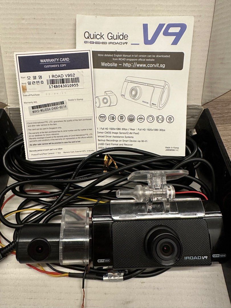 iRoad V9 Front and Rear Car Cam, Car Accessories, Accessories on Carousell