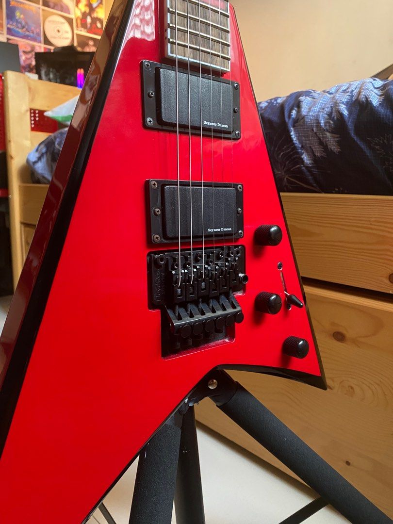 Jackson X Series Rhoads RRX24, Laurel Fingerboard, Red with Black ...