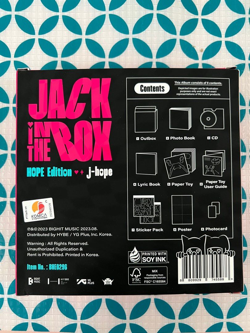 j-hope JITB Jack in the Box Hope Edition, Hobbies & Toys, Memorabilia ...