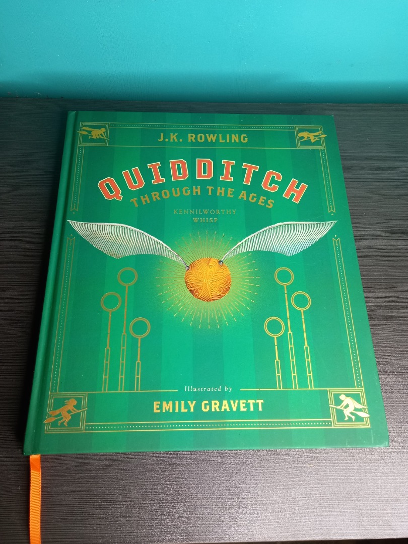J.K. Rowling Quidditch Through The Ages Kennilworthy Whisp Big Book ...