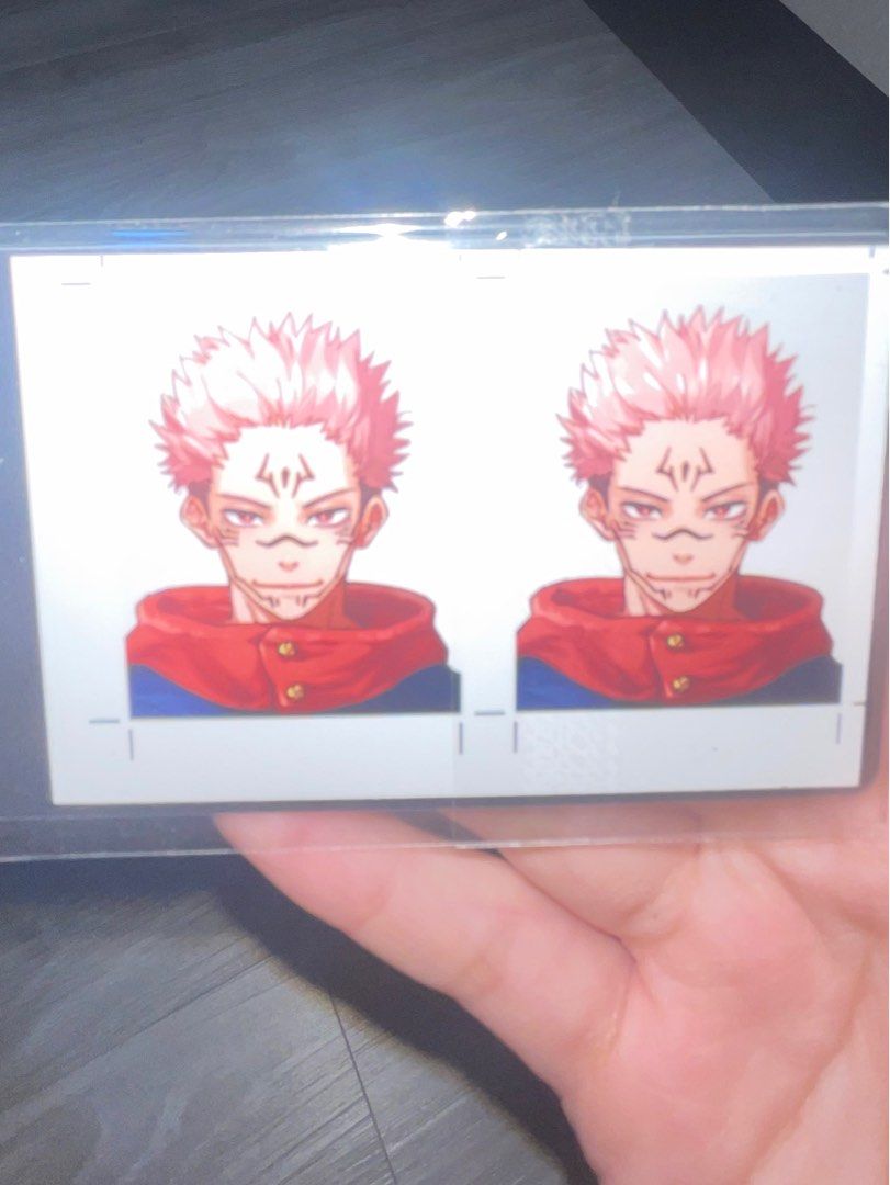 JUJUTSU KAISEN Sukuna ID card/graphs, Hobbies & Toys, Memorabilia ...