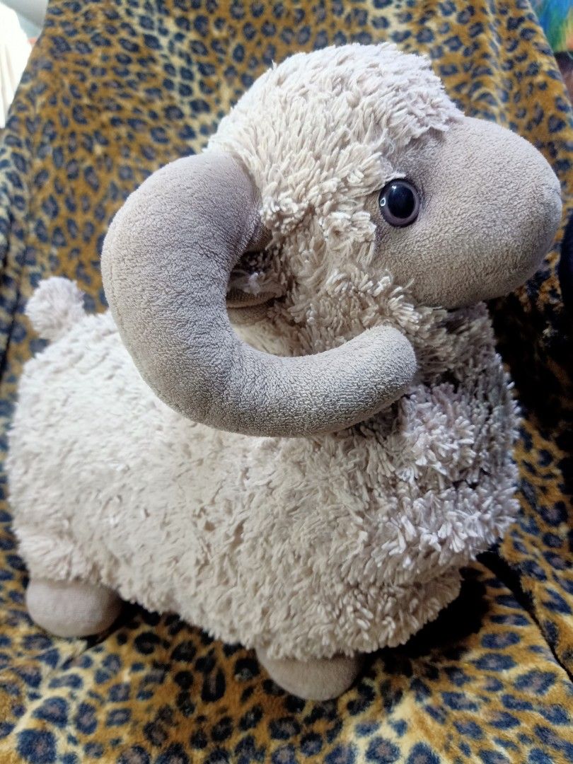 JUMBO REALISTIC BROWN SHEEP / LAMB PLUSH TOY, Hobbies & Toys, Toys ...