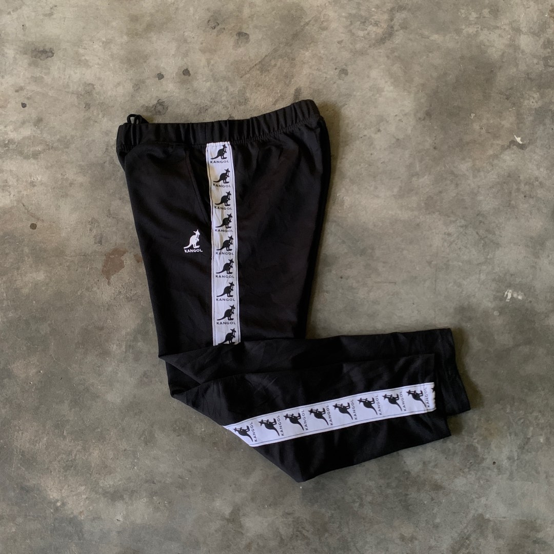 Kangol Side Tape Track Pant, Men's Fashion, Bottoms, Joggers on Carousell