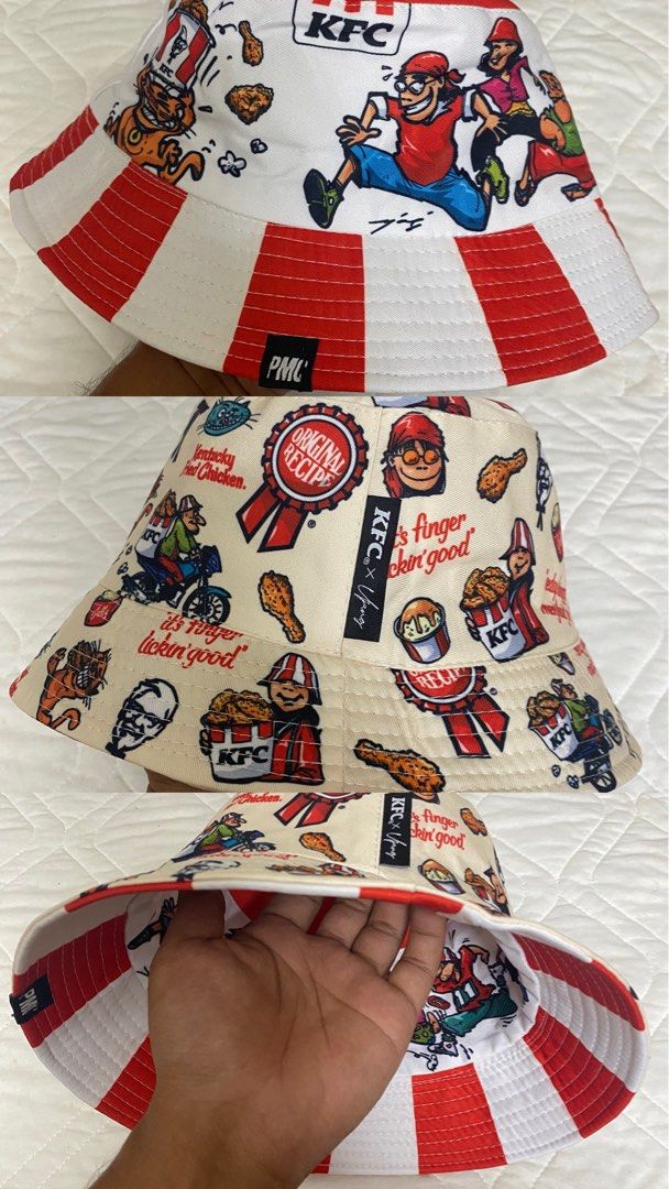 kfc bucket hat ujang pmc, Men's Fashion, Watches & Accessories, Cap ...