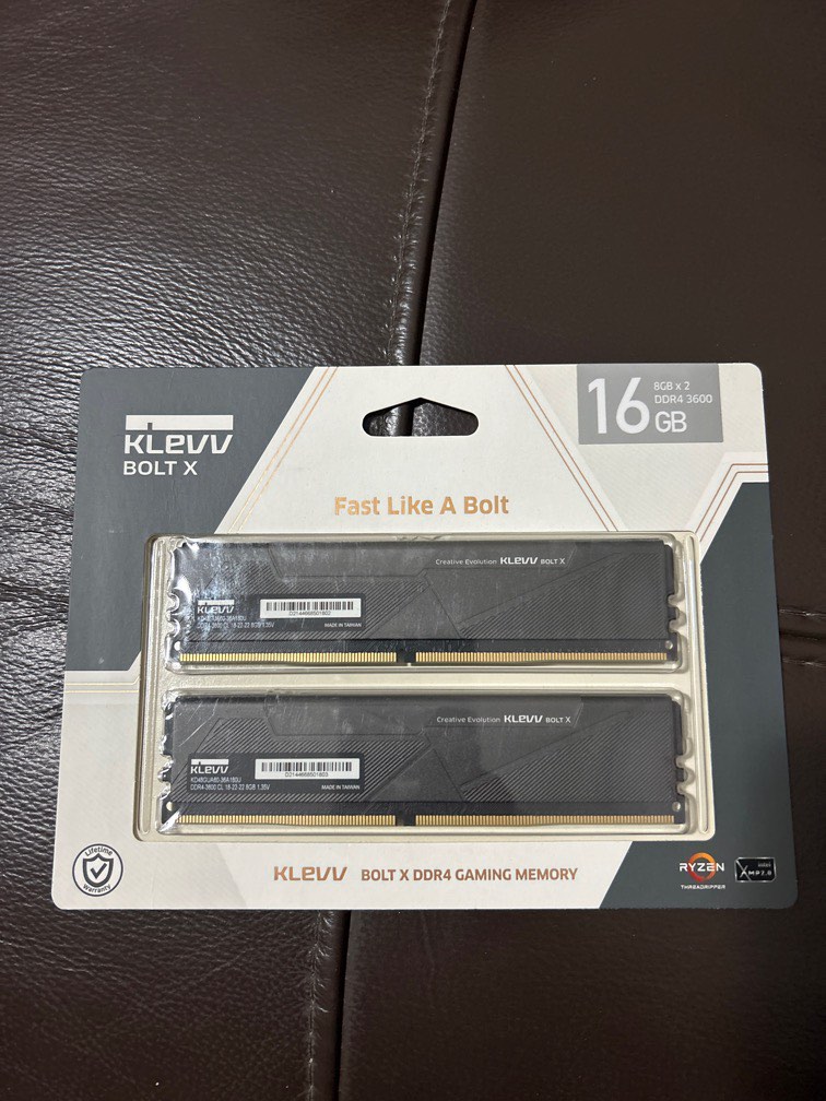 Klevv bolt x ddr4 3600 gaming memory 16gb, Computers & Tech, Parts ...
