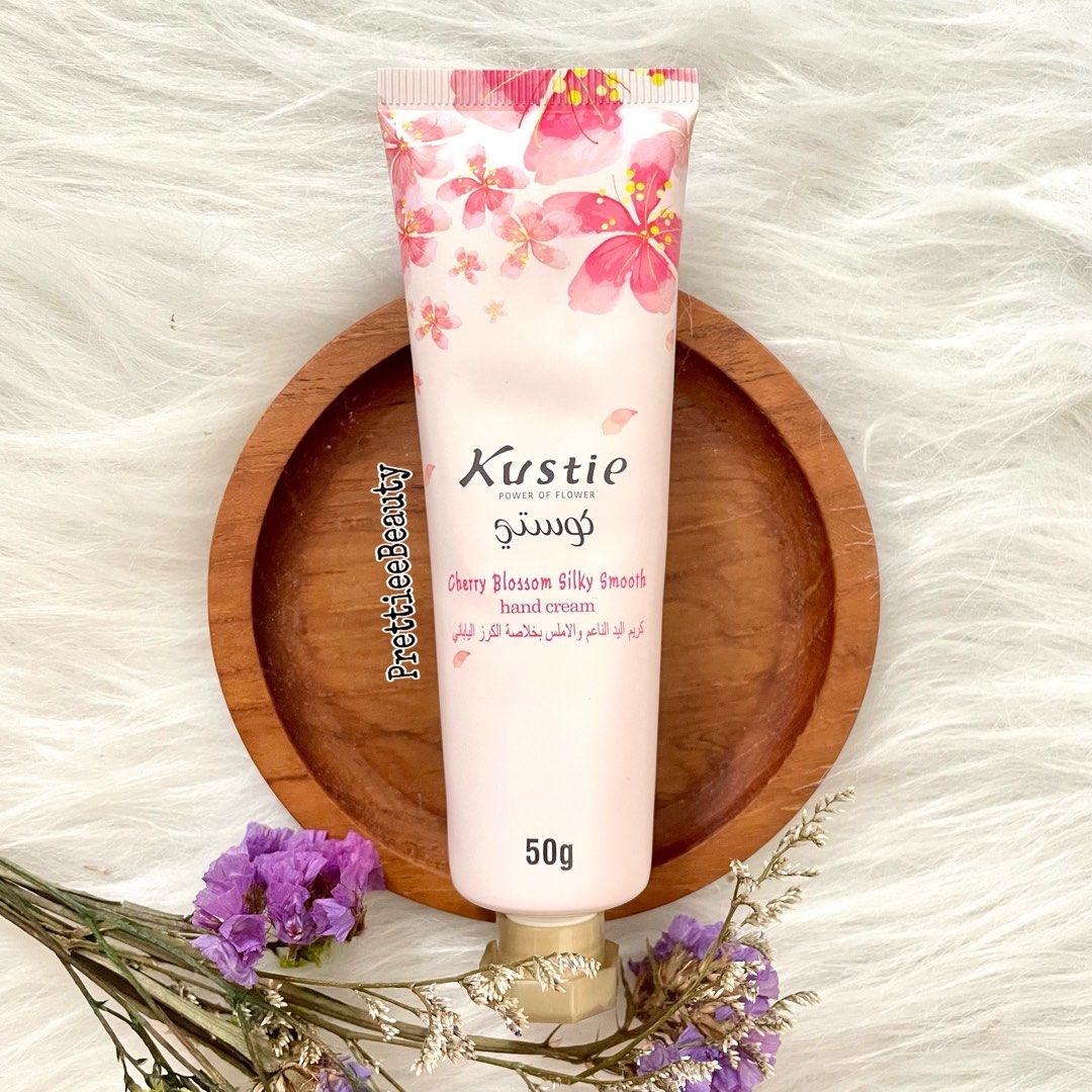 KUSTIE Cherry Blossom Hand Cream 50g, Beauty & Personal Care, Hands ...