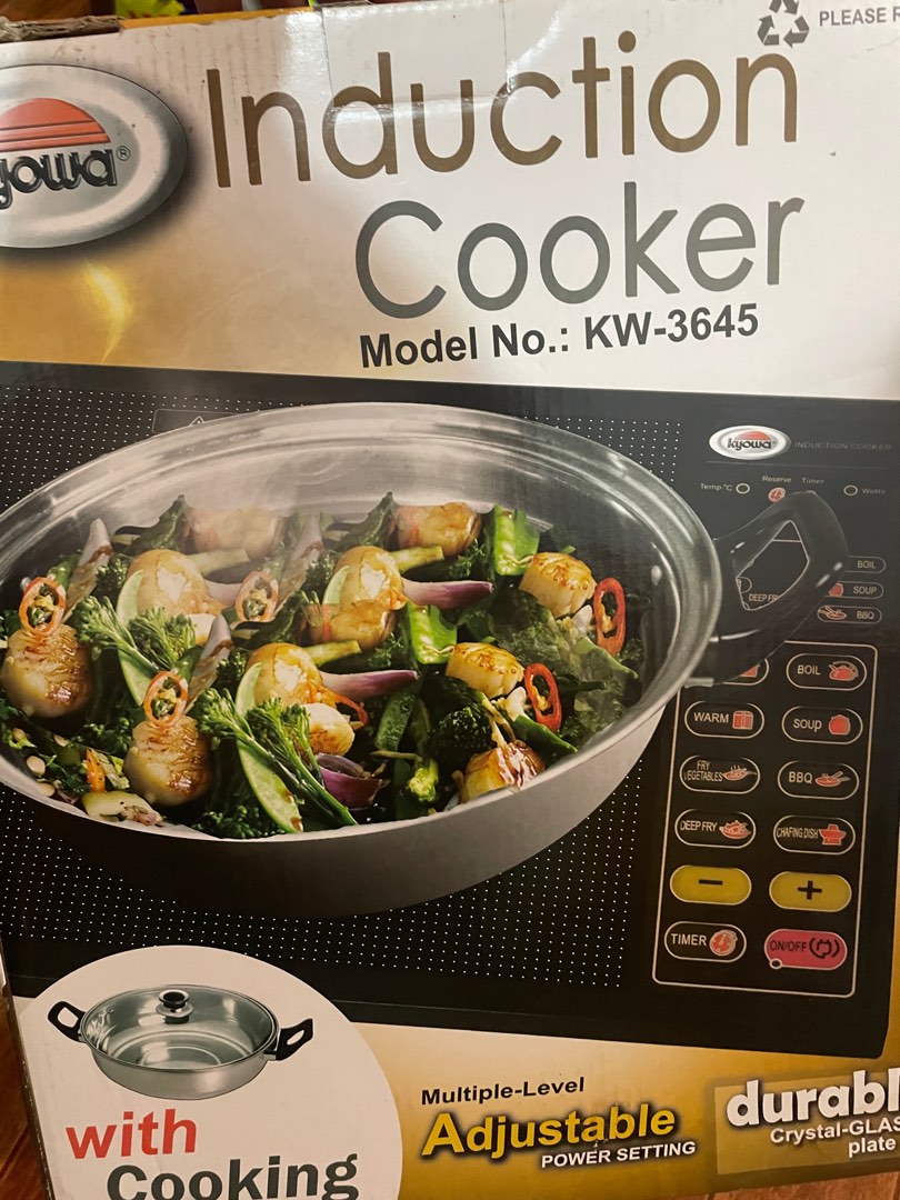 Kyowa Induction Cooker with cooking pan, TV & Home Appliances, Kitchen ...