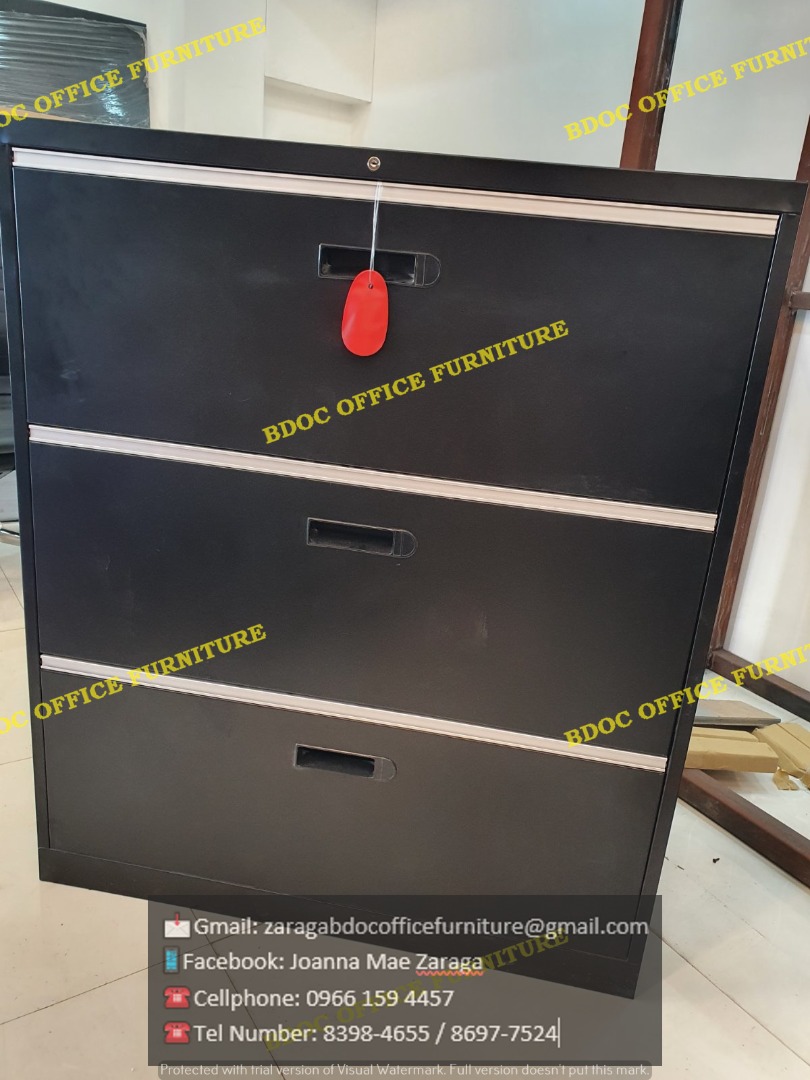 LATERAL FILING CABINET / OFFICE PARTITION OFFICE FURNITURE, Furniture ...