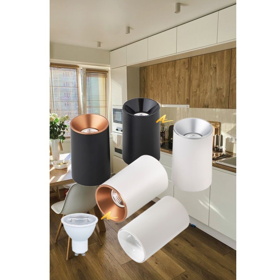 LED Ceiling Light HDB BTO Spotlight GU10 Bulb Lighting NO FALSE CEILING ...