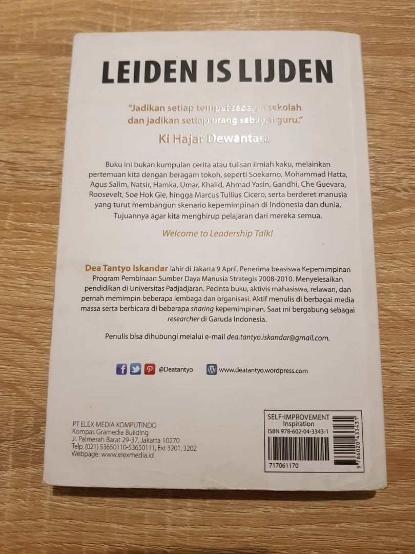Leiden Is Lijden By: Dea Tantyo, Buku & Alat Tulis, Buku di Carousell