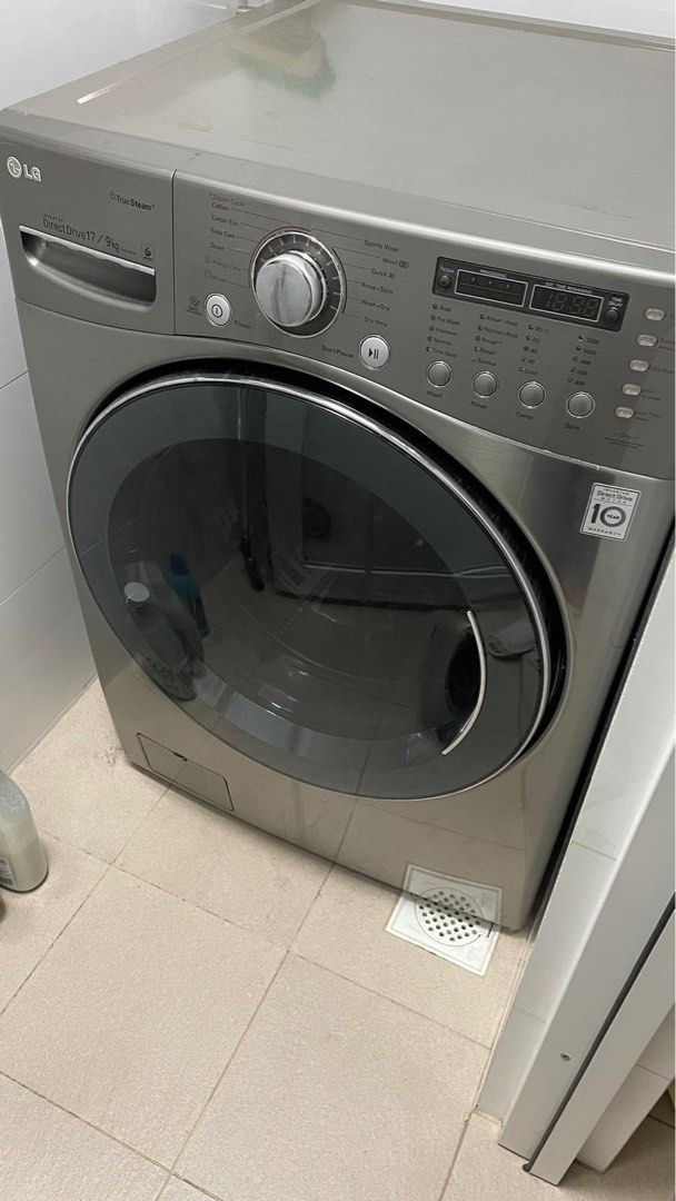 LG 17/9kg direct drive washer dryer WD-1279RDS7, TV & Home Appliances, Washing Machines and ...